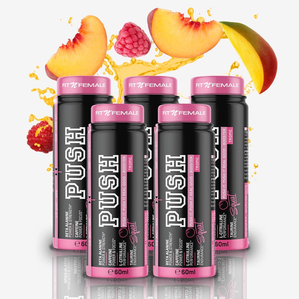PUSH – Pre-Workout Shots / 10 Servings – FitNFemale®
